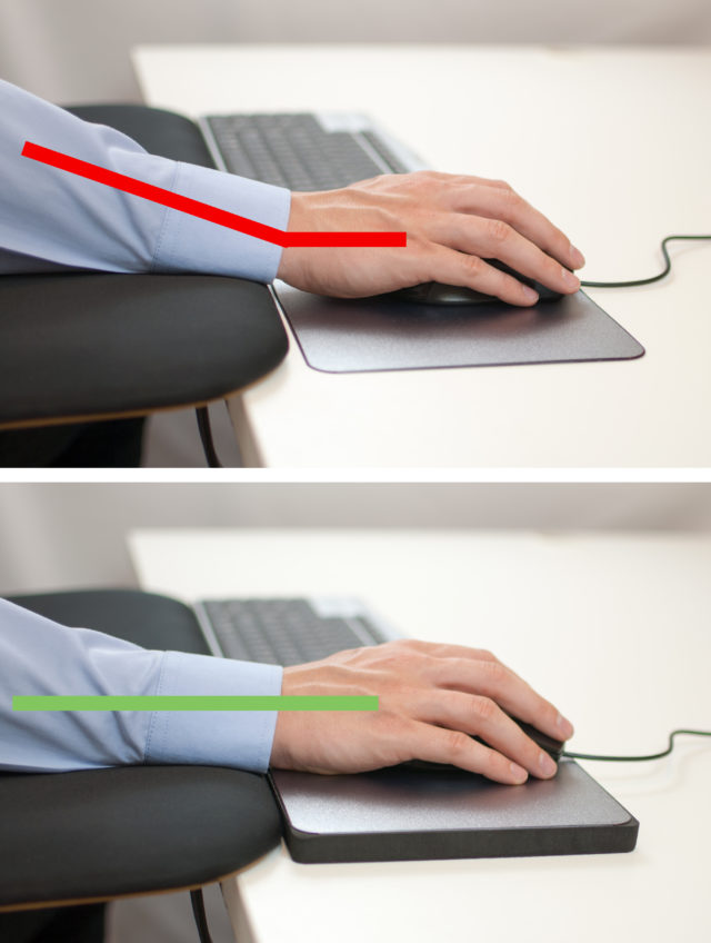 Forearm Rest HANDY, small, slide adjustment - Offirex Oy